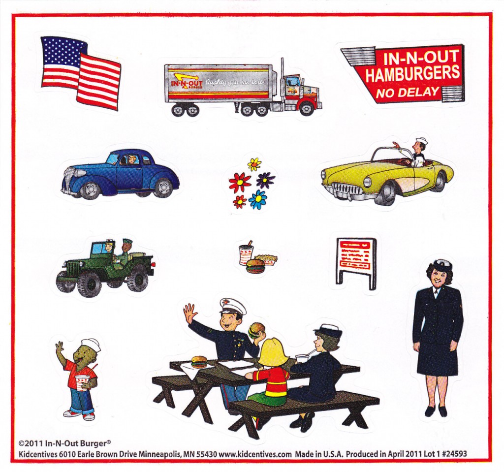 In N Out Burger Stickers | eWillys