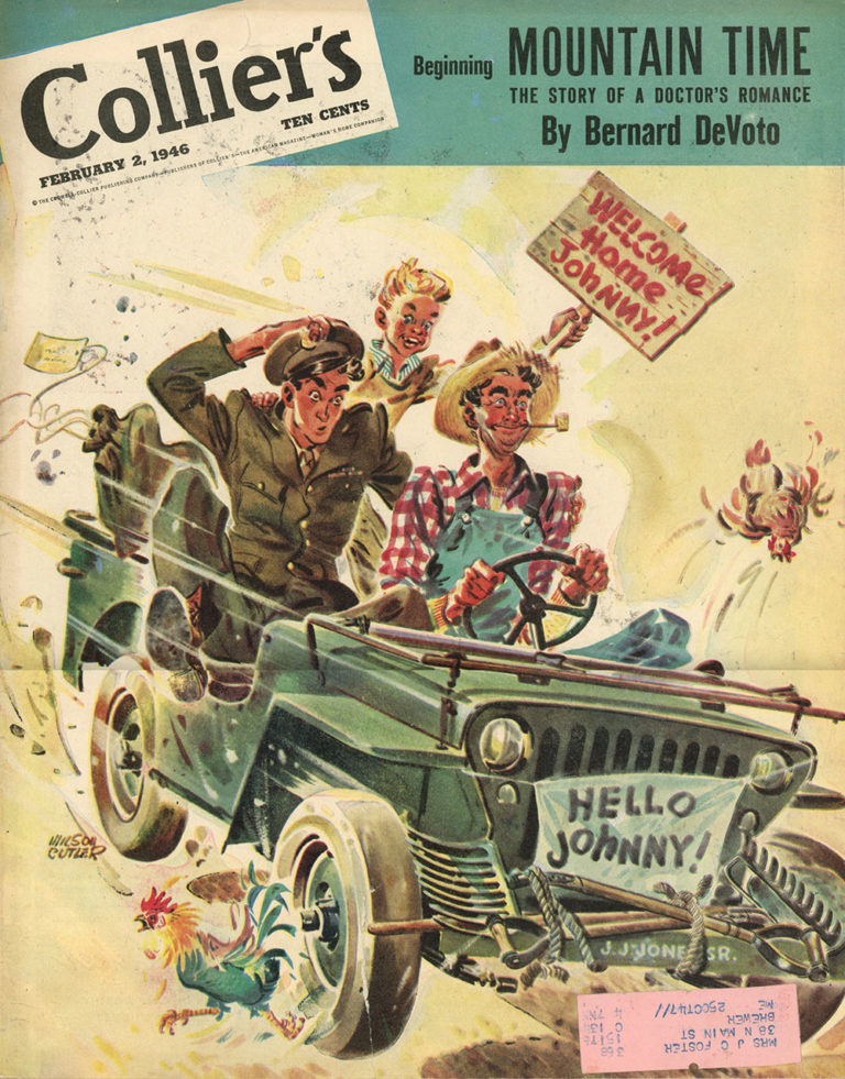 Cover of Colliers Magazine in 1946 | eWillys