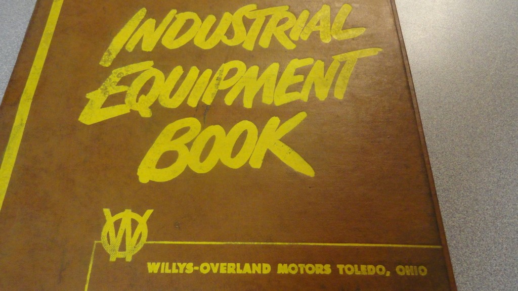 Willys Industrial Equipment Binder on eBay | eWillys