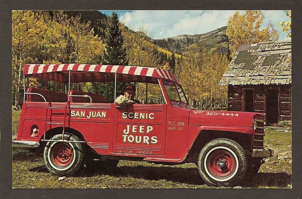 Postcard of San Juan Scenic Jeep Tour Wagon | eWillys