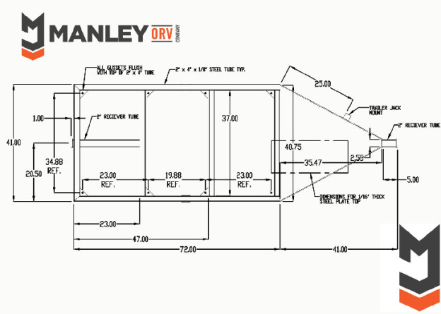 Manley ORV Half Sized Trailer | eWillys