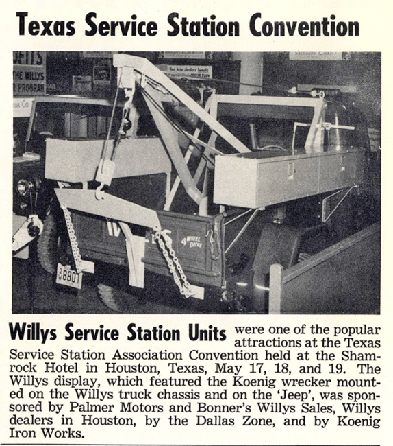 Texas Service Station Convention | eWillys