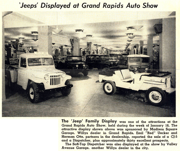 Jeep Display at Grand Rapids Auto Show | eWillys
