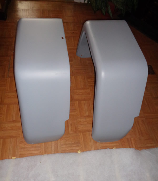 Willys PU truck rear fenders prof restored | eWillys