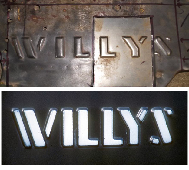 Willys Stamped Name | eWillys