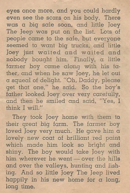 Joey the Jeep Book | eWillys