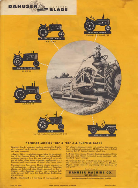 Danuser Blade Brochure | eWillys