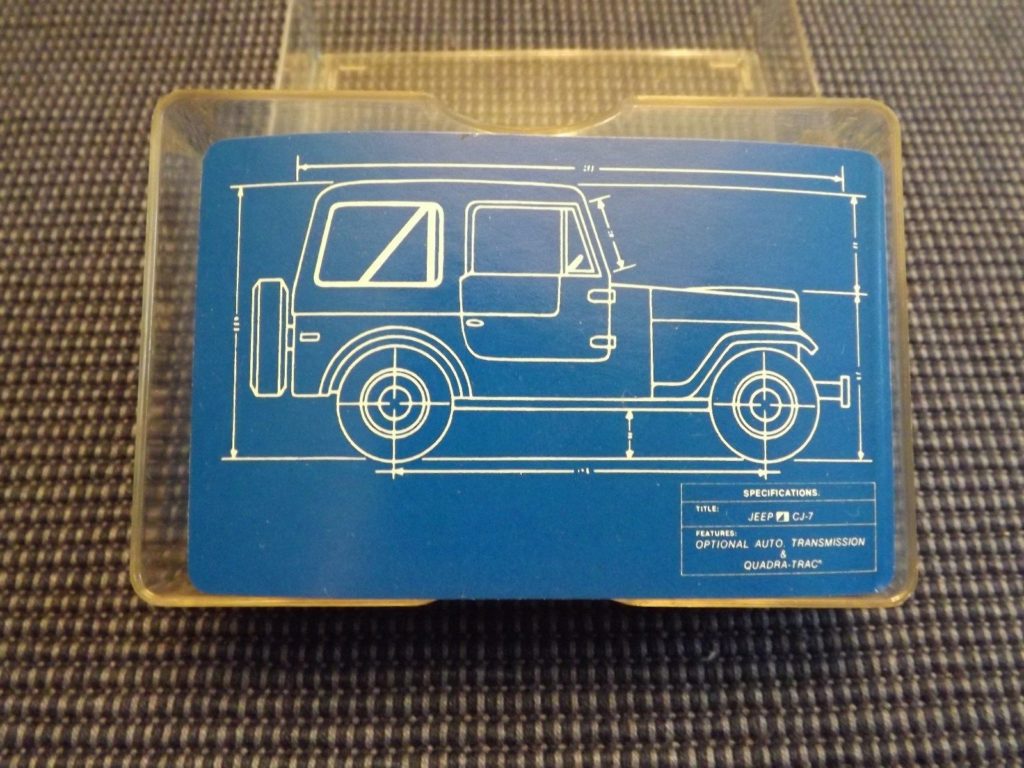 CJ-7 Quadra Trac Playing Cards | eWillys