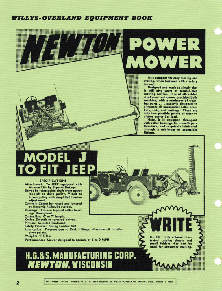 Five Mowers for Early Jeeps | eWillys