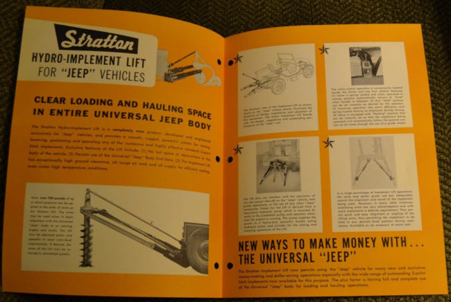 Stratton Hydro-Implement Lift Information | eWillys