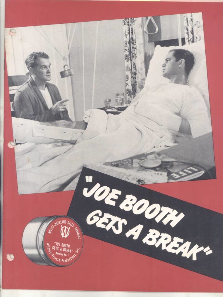 1950-51 “Joe Booth Gets A Break” Training Document on eBay | eWillys