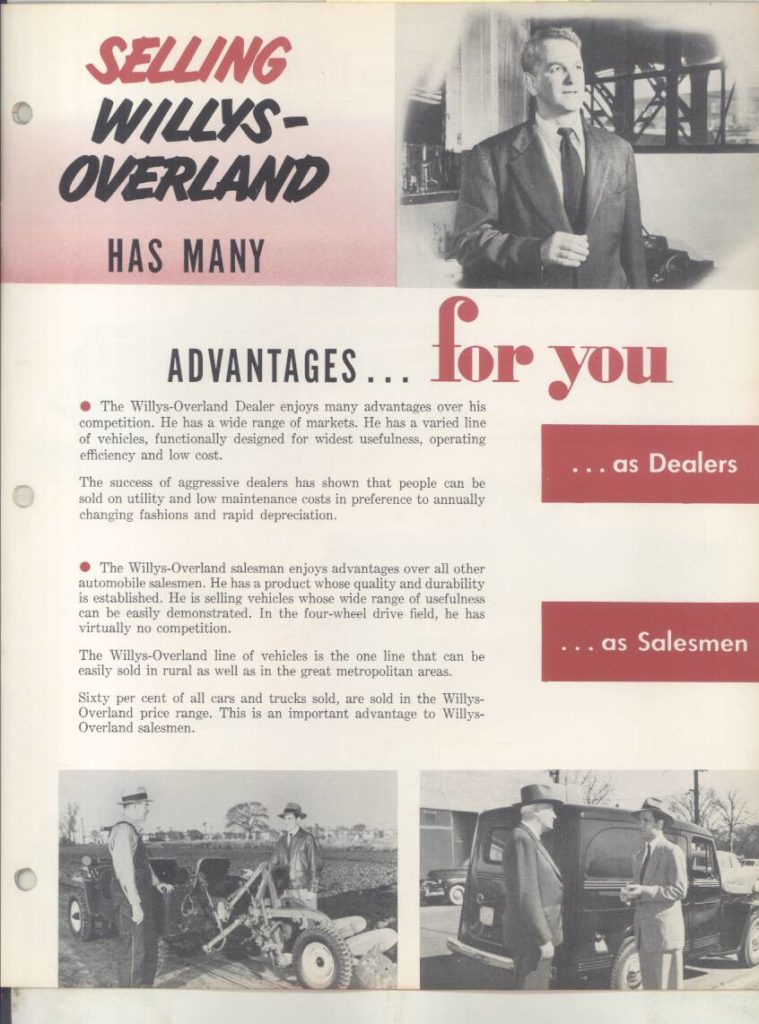 1950-51 “Joe Booth Gets A Break” Training Document on eBay | eWillys