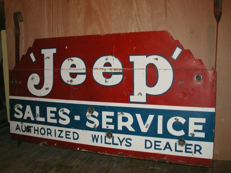 Large Two-sided Jeep Sign Saint Joseph, MO eBay | eWillys