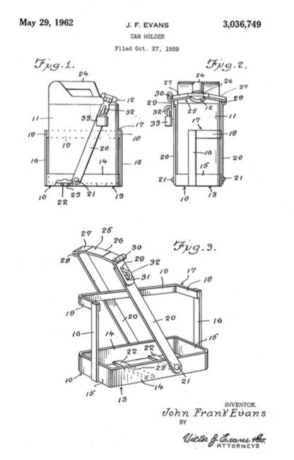 Jerry Can Holder Patent | eWillys