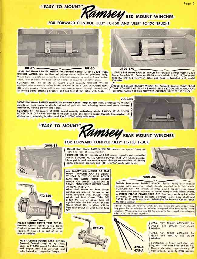 Ramsey Company & Brochures | eWillys