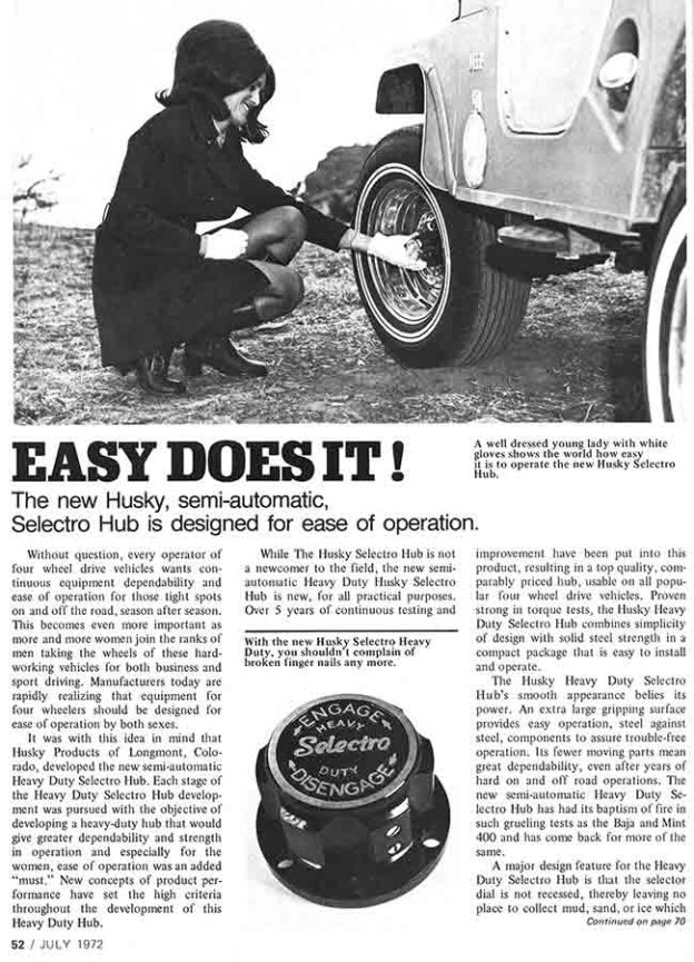 Selectro / Husky / Dualmatic Hub Overview | eWillys