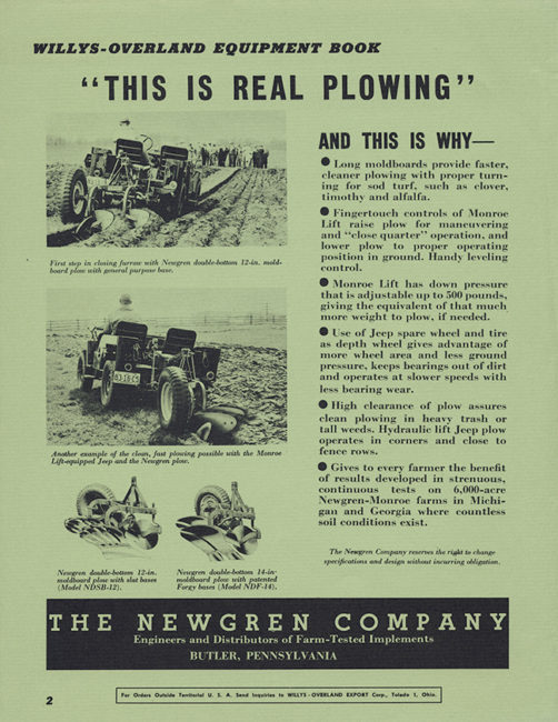 Newgren Bottom 12-Inch Moldboard Plow | eWillys