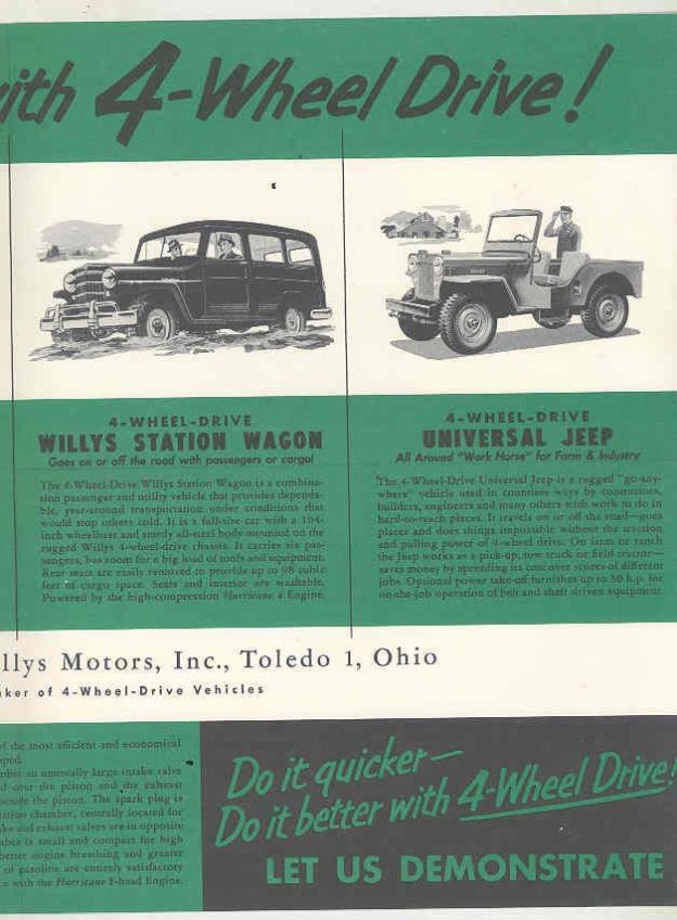 Willys/Jeep Logos, Badges & Slogans Between 1941-1953 | eWillys