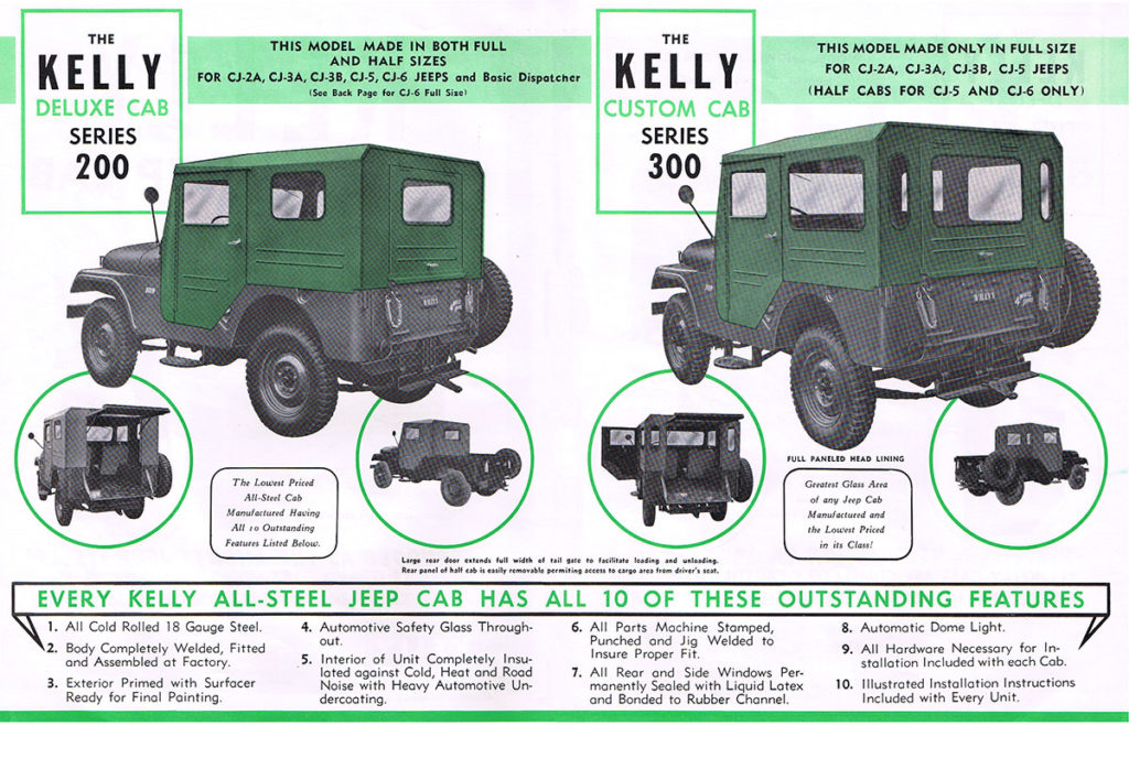 Early Kelly Manufacturing Hardtop Brochure | eWillys
