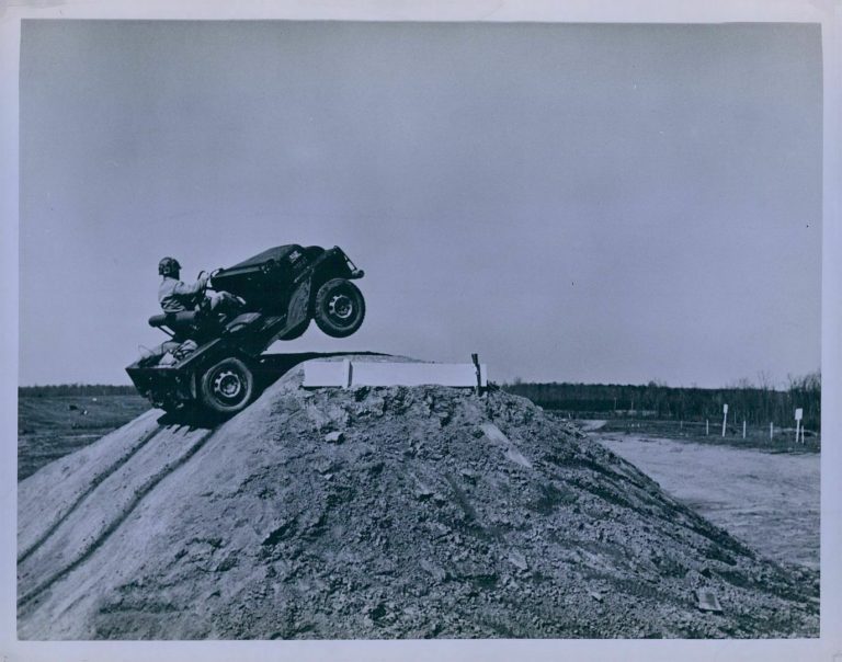 1953 Photo of Mighty Mite w/Helicopter | eWillys