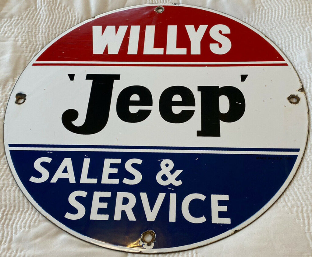 Willys Sales and Service Signs on eBay | eWillys