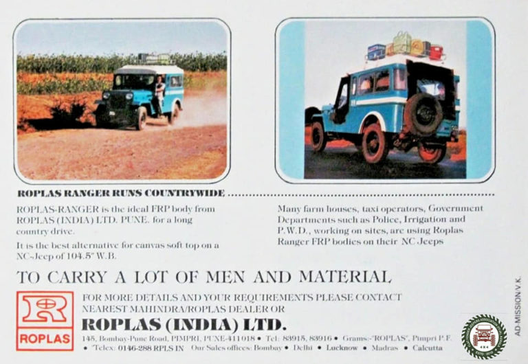 Roplas Bodies and Hardtops for Mahindra Jeeps | eWillys