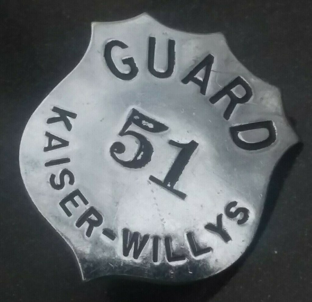 Kaiser Willys Guard Badge on eBay | eWillys
