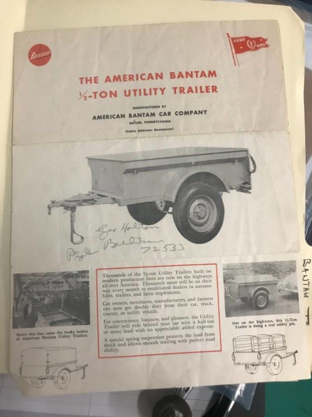 1950 Bantam T3-C Trailer Cleveland, OH Willoughby, OH $3800 | eWillys