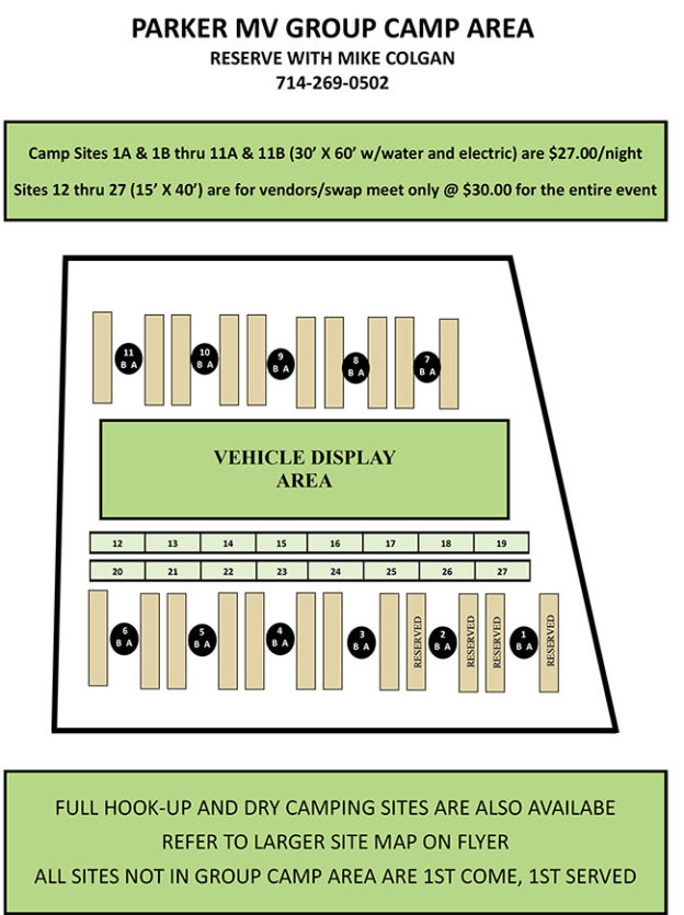 March 18-21 Parker Military Vehicle Display and Swap Meet | eWillys