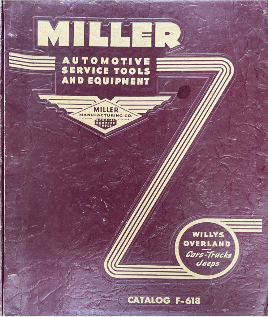 May 1952 Miller Tools Willys Overland Catalog | eWillys