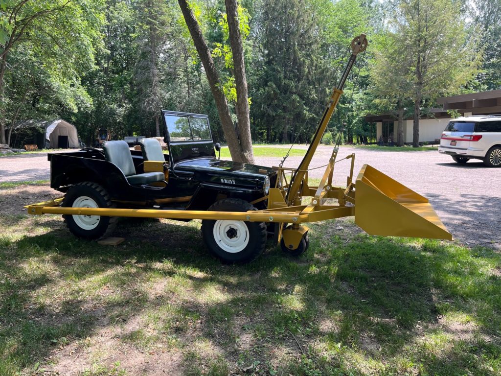 1948 CJ-2A with Mahl Loader at Bring-A-Trailer Auction | eWillys