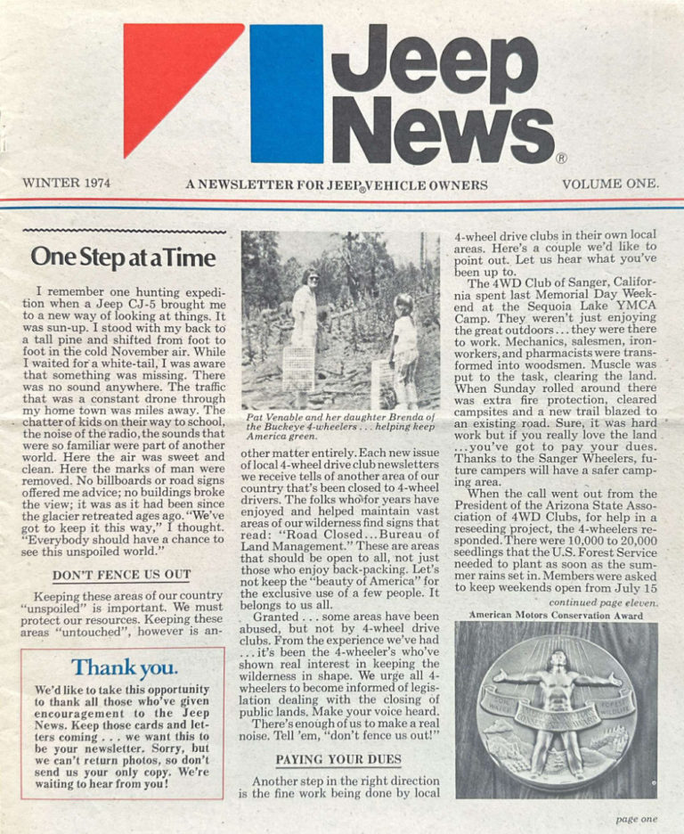 1974 Winter (Jan-Feb?) Jeep News | eWillys