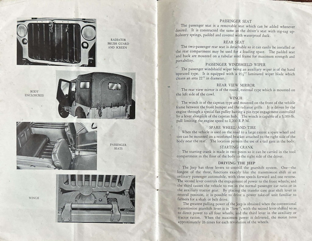 The Universal ‘Jeep’ Booklet | eWillys