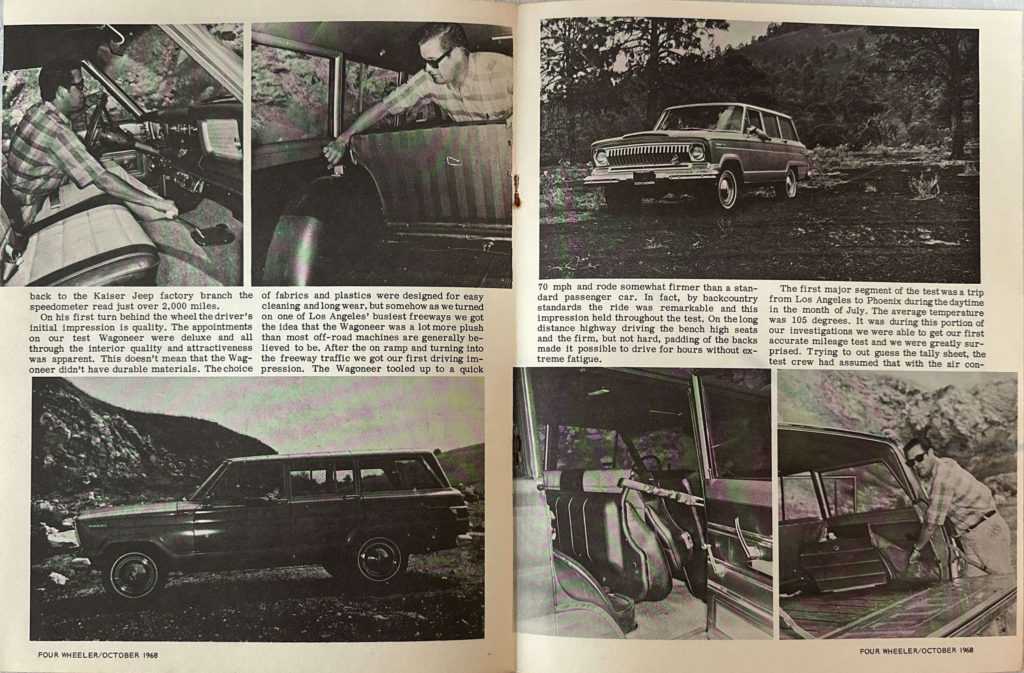 Oct 1968 Review of the Wagoneer V8 | eWillys