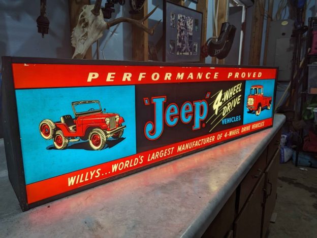 Circa 1956 Jeep 4-Wheel-Drive Sign dothan, AL $5000 | eWillys
