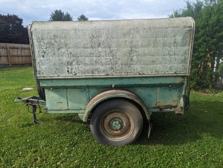 1946 Bantam Willys Jeep Trailer 3 Original Wheels and Custom topper ...