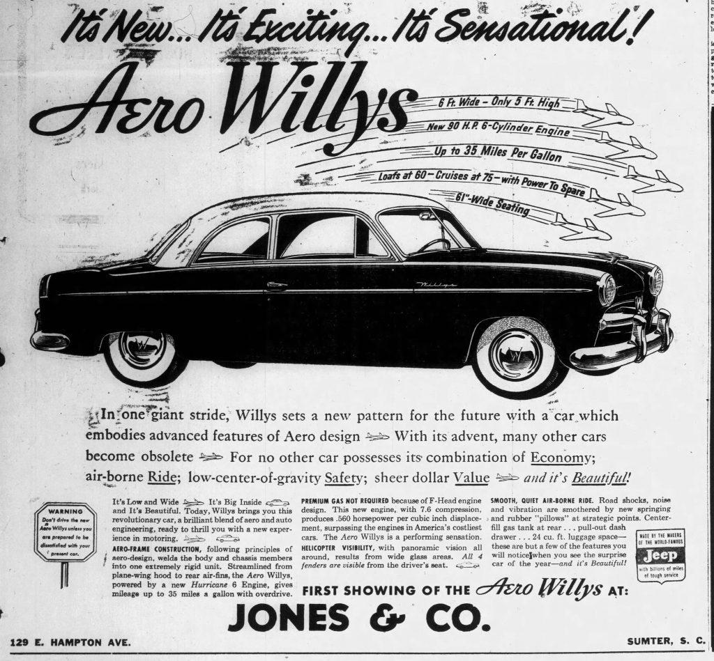 Willys Aero Articles and Ads 1952 | eWillys